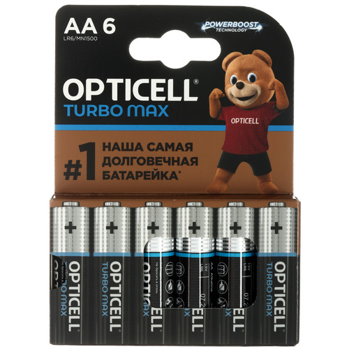 Купить Батарейка Opticell Turbo Max AA (LR6/ER14505/FR6/R6P) в интернет ...