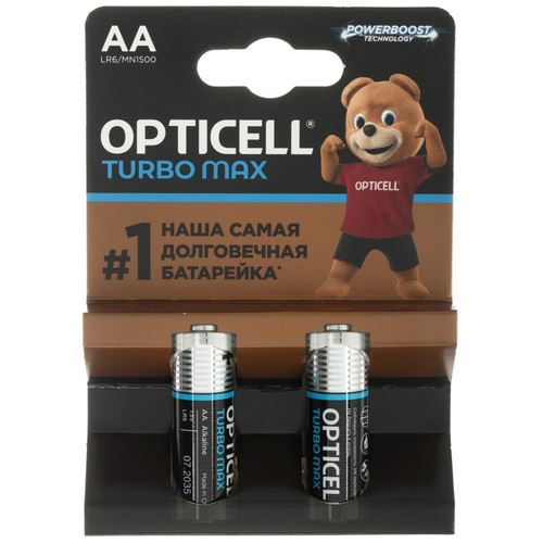 Купить Батарейка Opticell Turbo Max AA (LR6/ER14505/FR6/R6P) в интернет ...