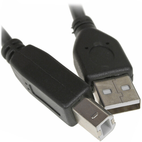 Купить Кабель Cablexpert USB Type-B 4-pin - USB Type-A черный 3 м в ...