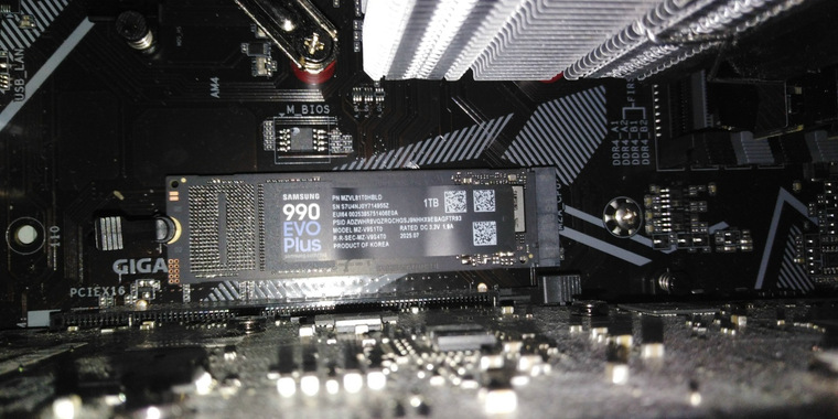 Обзор M.2 NVMe накопителя Samsung 990 EVO Plus 1TB — впечатления и ...