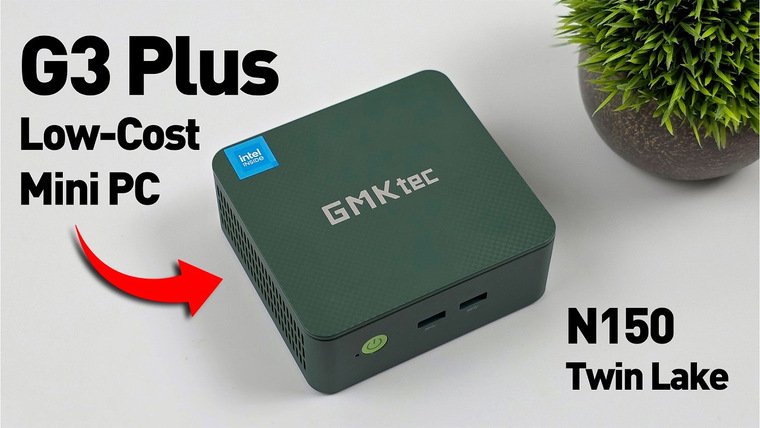 ⚡ETA PRIME протестировал крошечный мини-ПК GMKtec G3 Plus с процессором ...