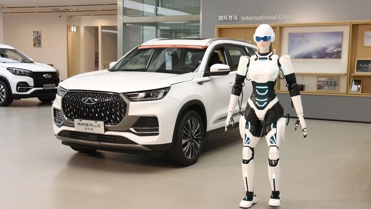⚡Chery представила робота AIMOGA — он уже трудится на заводе ...
