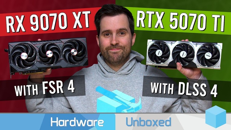 ⚡HUB сравнил GeForce RTX 5070 Ti и Radeon RX 9070 XT в 22 играх при ...